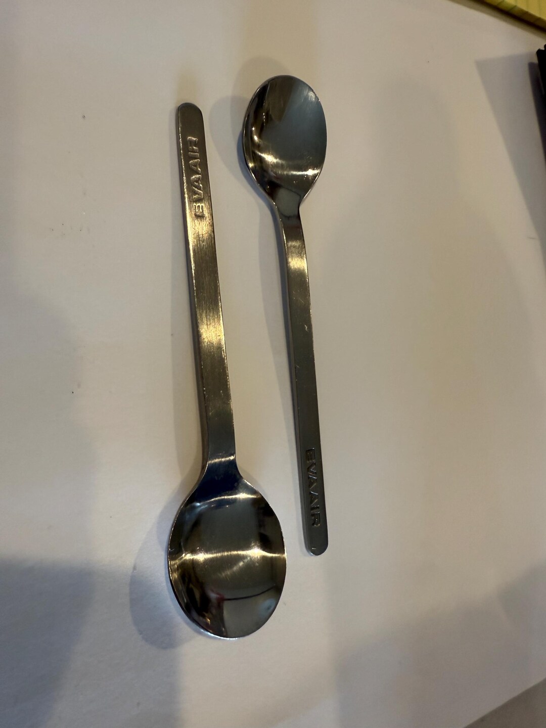 EVAAIR Eva Air Souvenir Spoons Set of Two Vintage Airline Cutlery - Etsy