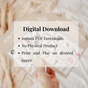 Kids Watercolor Yoga Bingo Game | 30 Bingo Cards | Printable Movement ...