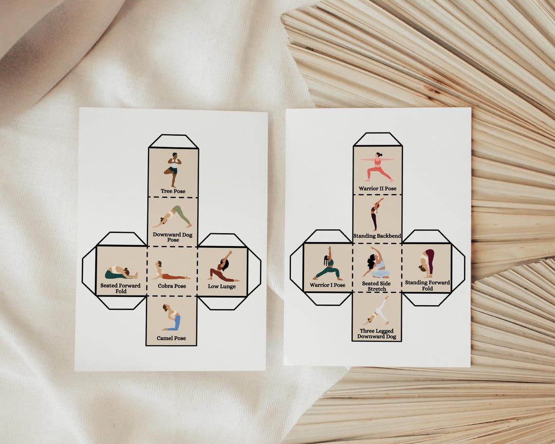 Yoga Dice Game | Fun Movement Activities | 24 Poses | Brain Breaks ...