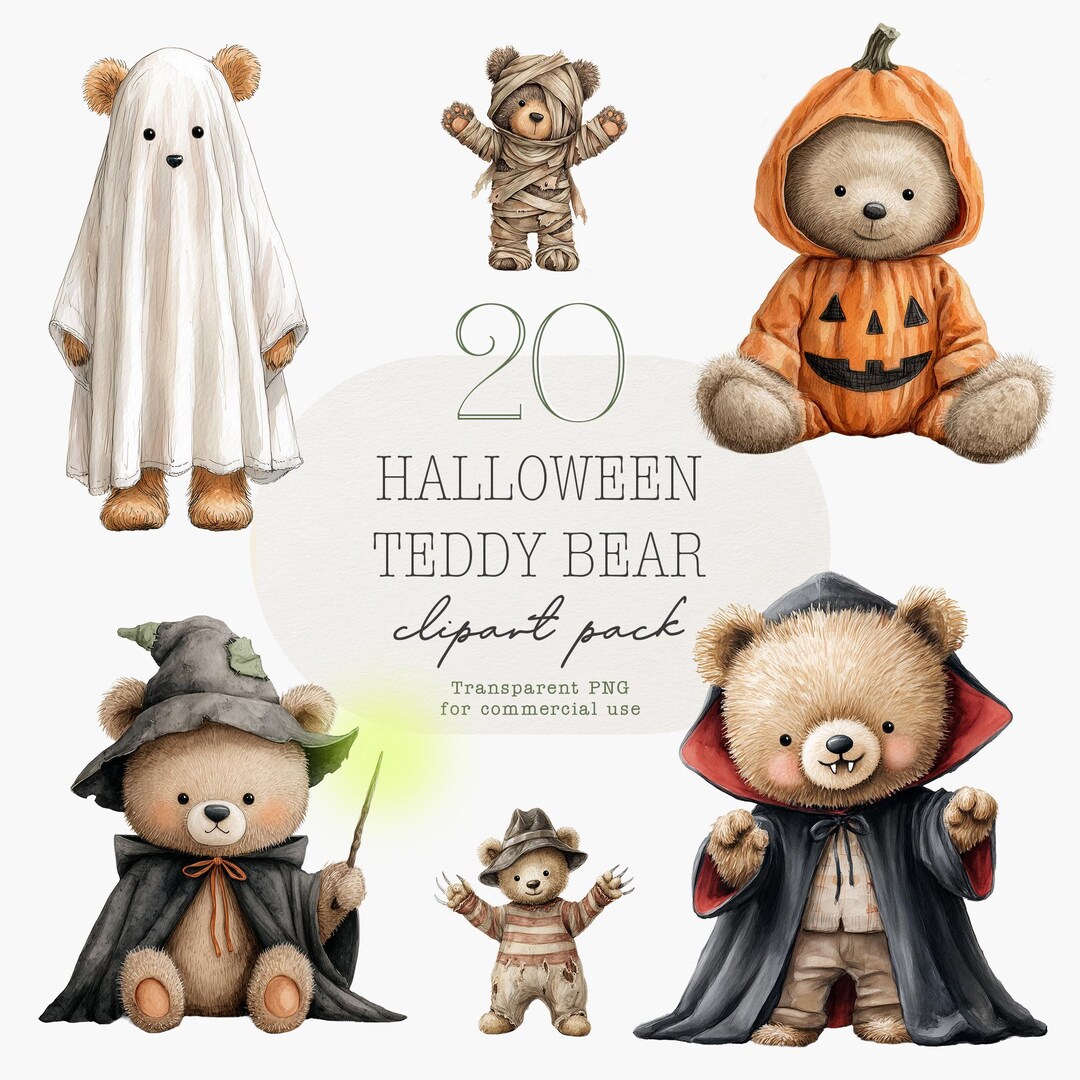 Teddy Bear Halloween, My First Halloween, Spooky One, Spooky Teddy Bear ...