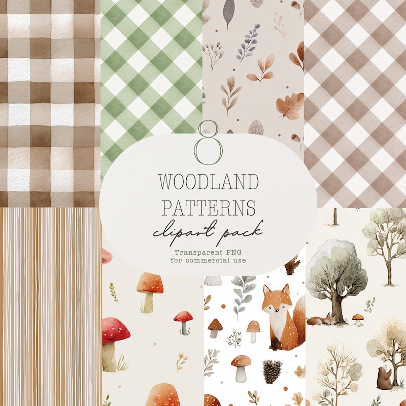 Woodland Wallpaper - Etsy
