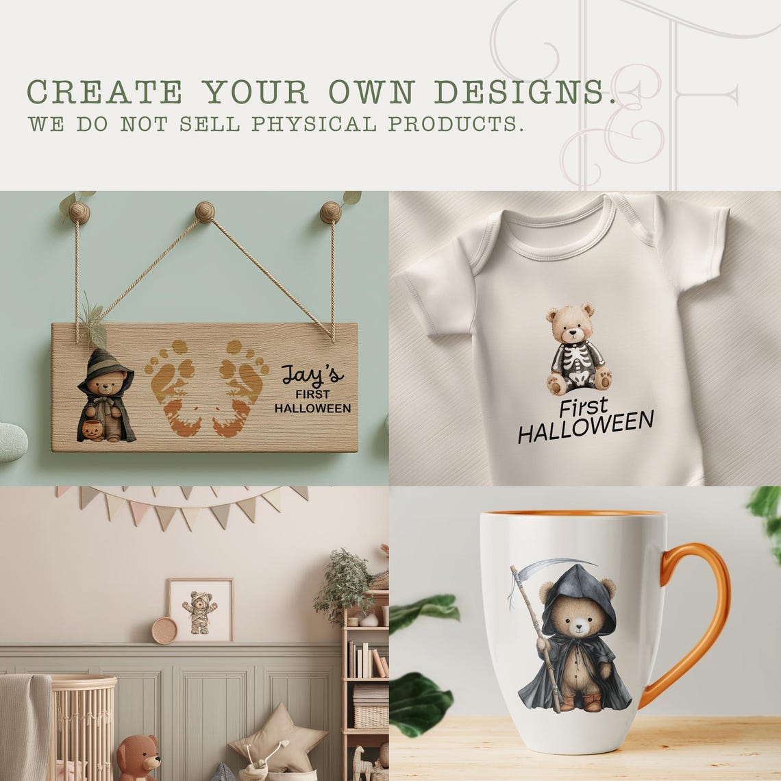 Teddy Bear Halloween, My First Halloween, Spooky One, Spooky Teddy Bear ...