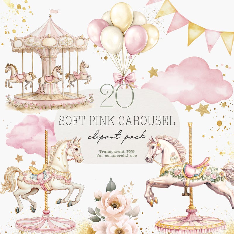 Carousel Birthday Party - Etsy
