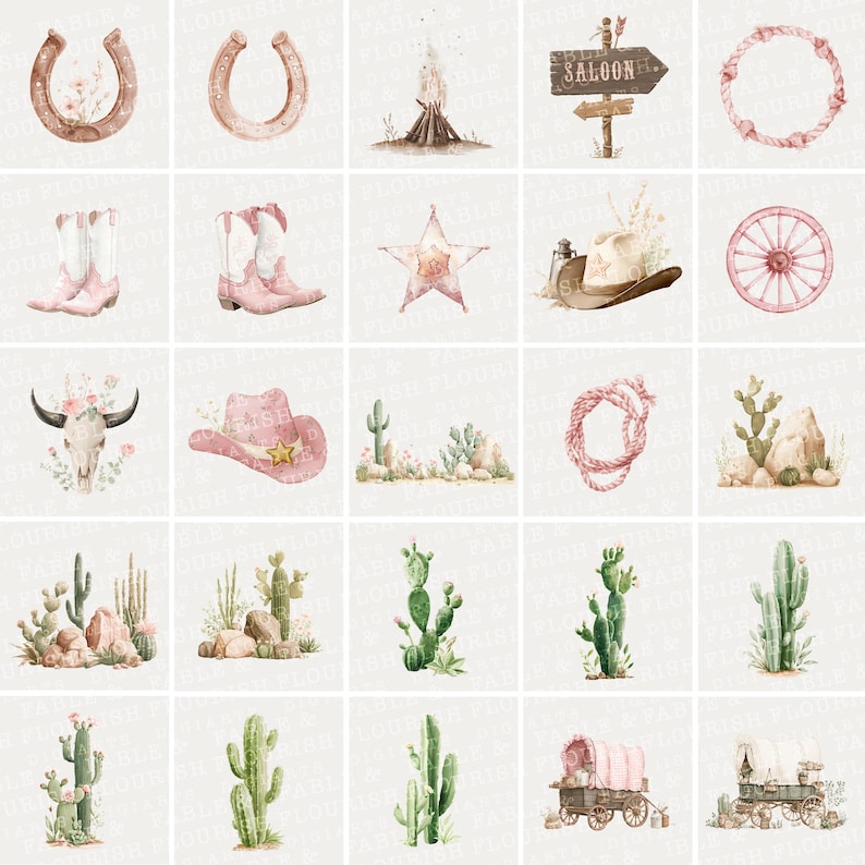 Cowgirl Clipart, Cowboy, Cute Cowgirl Clipart, Wild West, Western ...