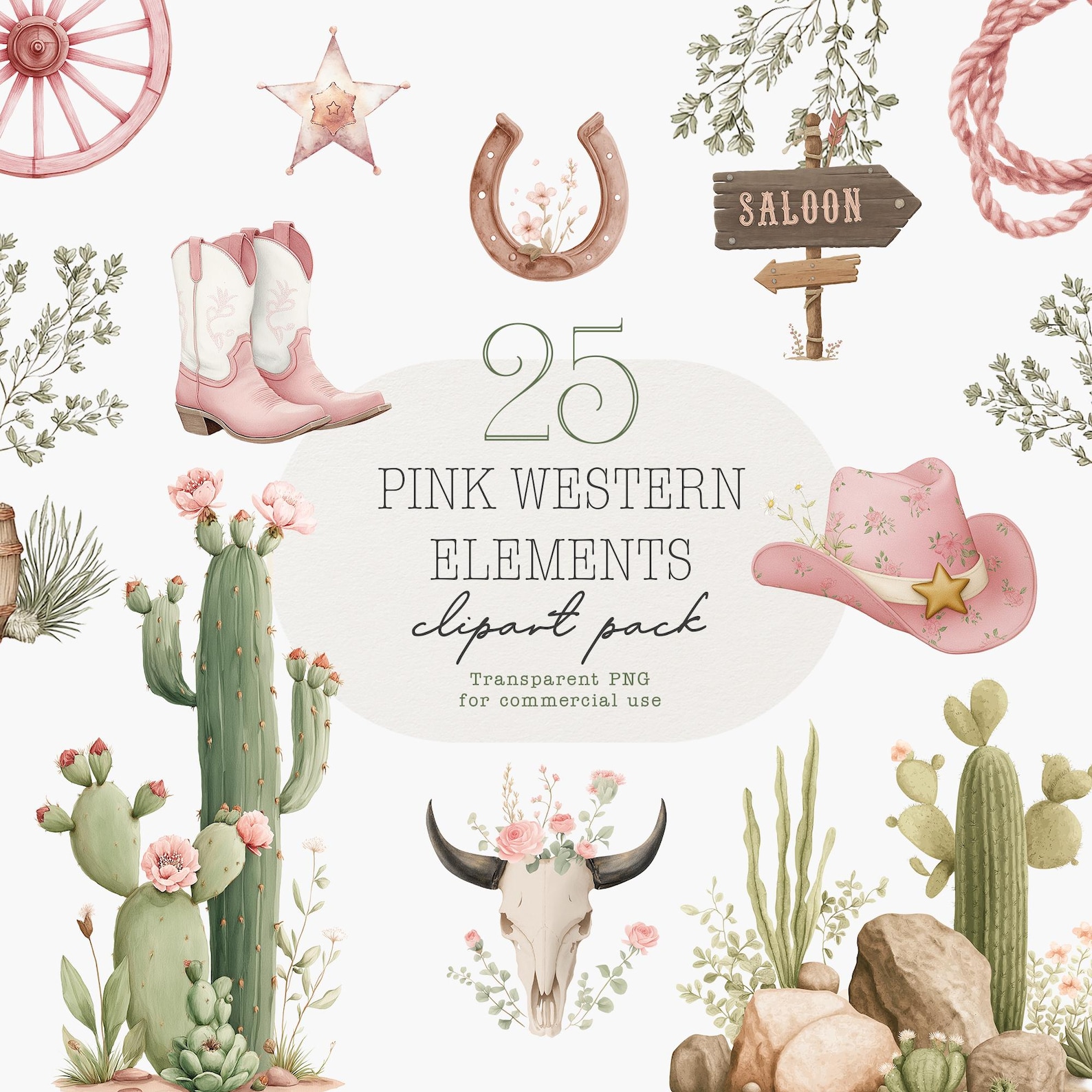 Cowgirl Clipart, Cowboy, Cute Cowgirl Clipart, Wild West, Western ...
