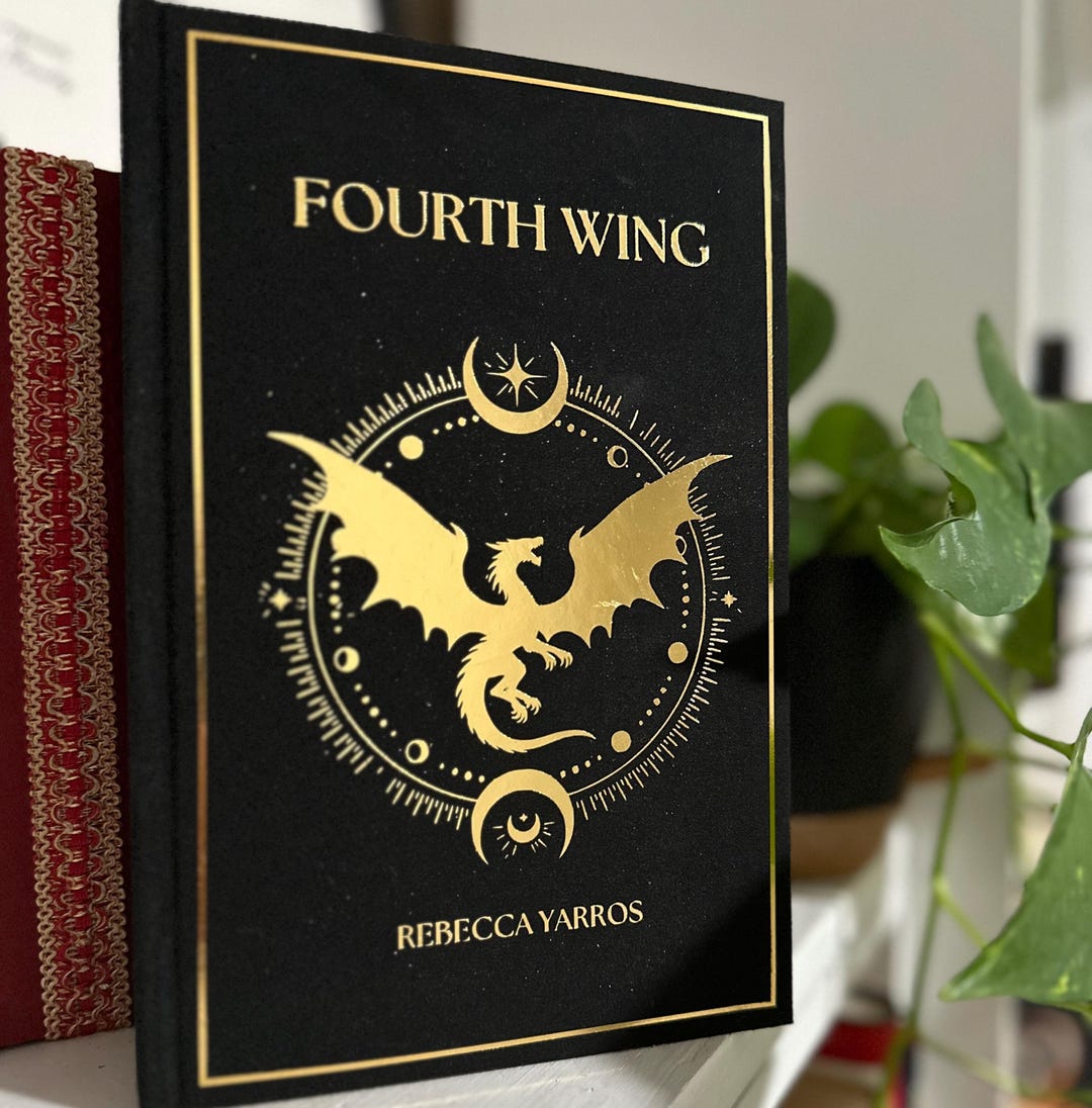 Fourth Wing Custom Hardback - Cloth Over Board - Etsy