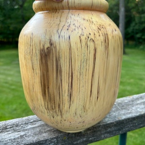 Vintage Handmade Wood Turned Poplar Maple Vases 2002 Rustic Natural - Etsy