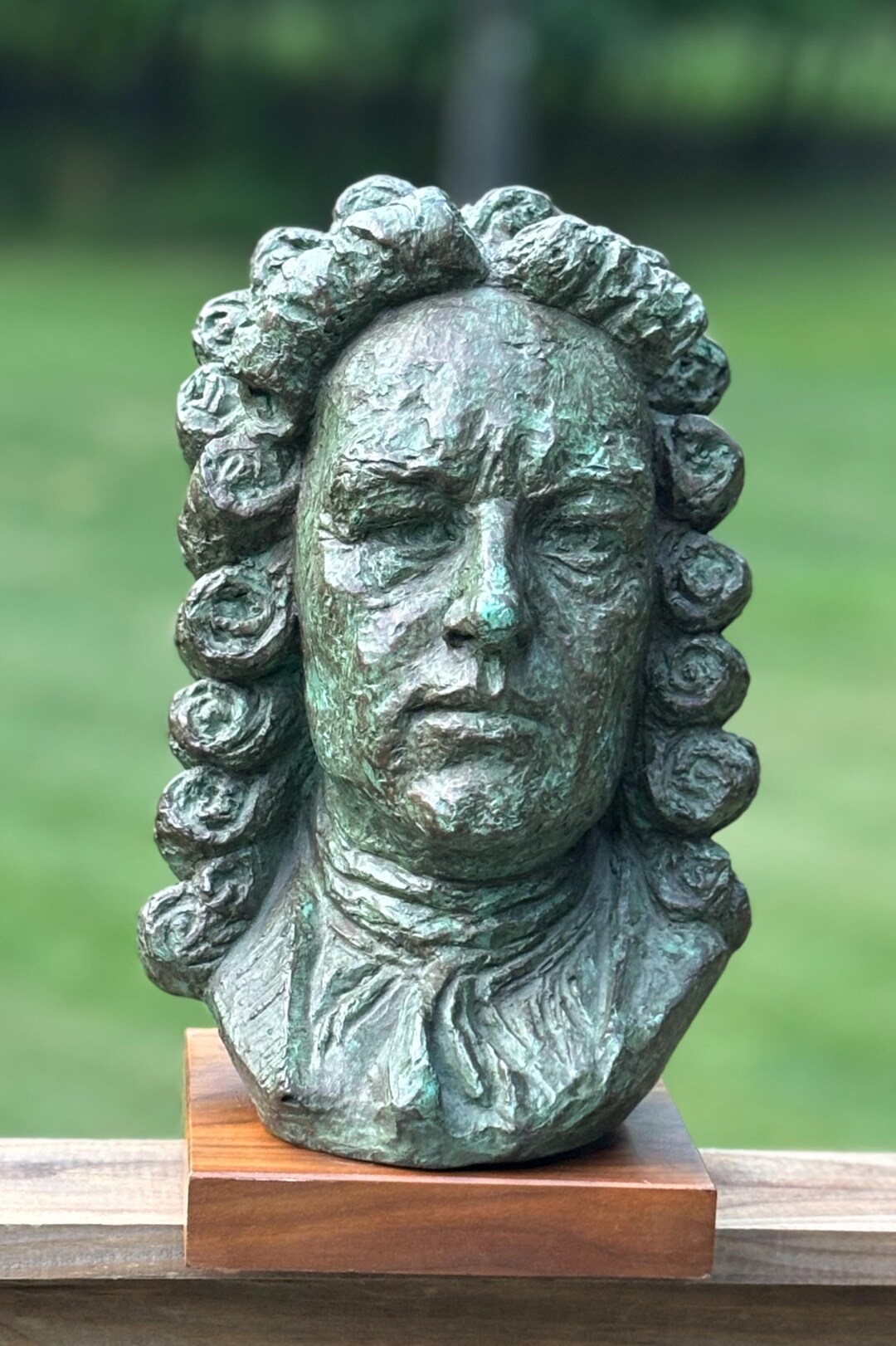 Vintage 1963 Johann Sebastian Bach Music Composer Head Bust Statue ...