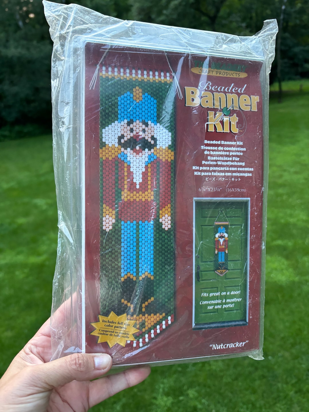 New Old Stock the Beadery Beaded Banner Craft Kit Christmas Nutcracker ...