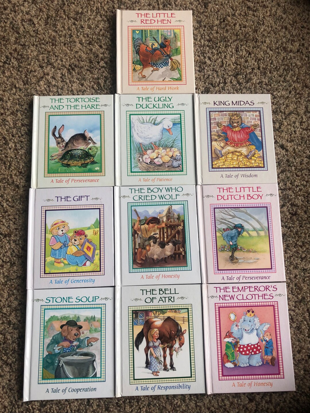 Set of 10 Stories Tales Publications International Tortoise Hare Ugly ...