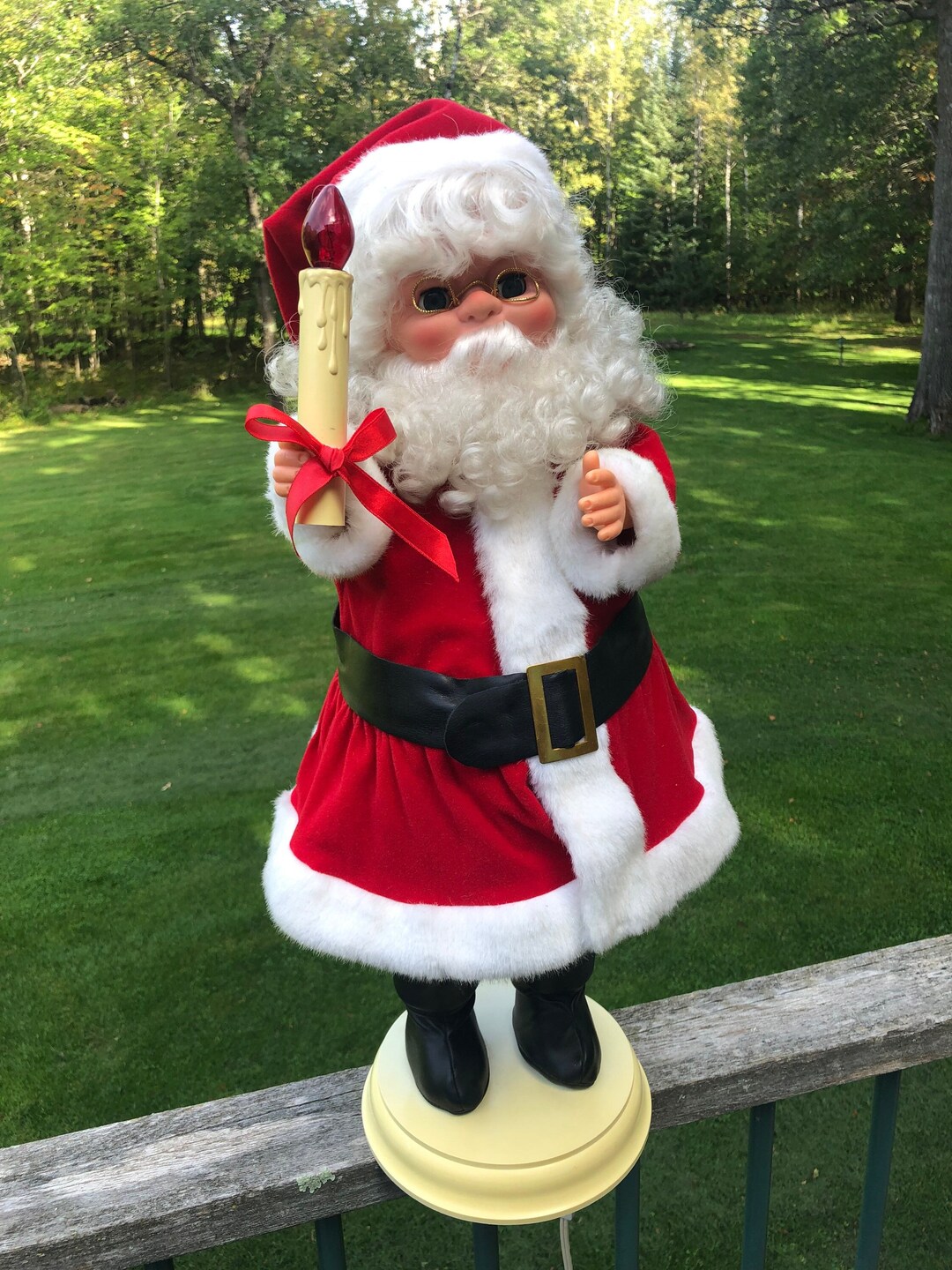 Vintage Santa 24” Animated Illuminated Motionette by Rennoc Christmas ...