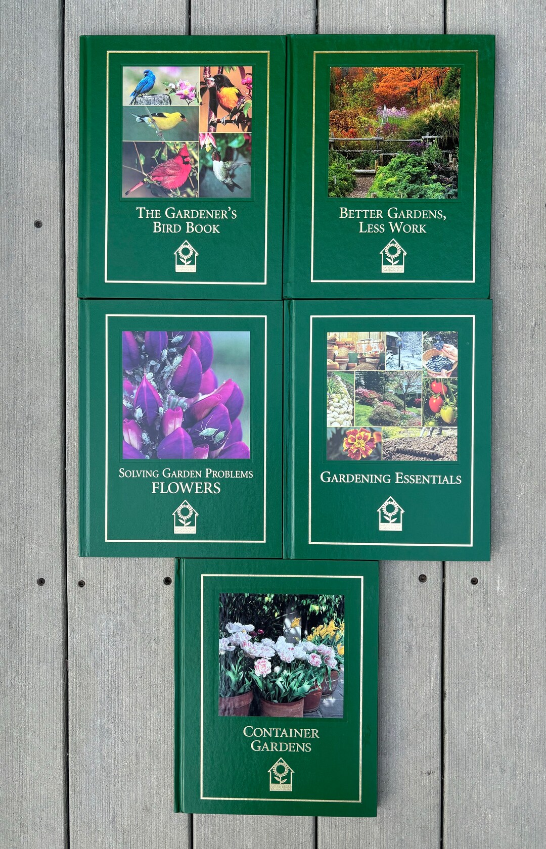 Set of 5 Vintage Gardening Books National Home Gardening Essentials How ...