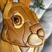 Vintage Intarsia Wood Inlay Jack Rabbit Bunny Easter Spring Carved Art ...