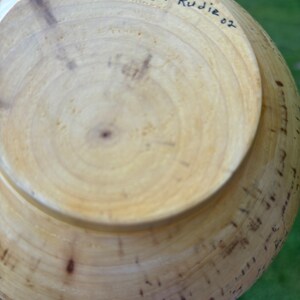 Vintage Handmade Wood Turned Poplar Maple Vases 2002 Rustic Natural - Etsy