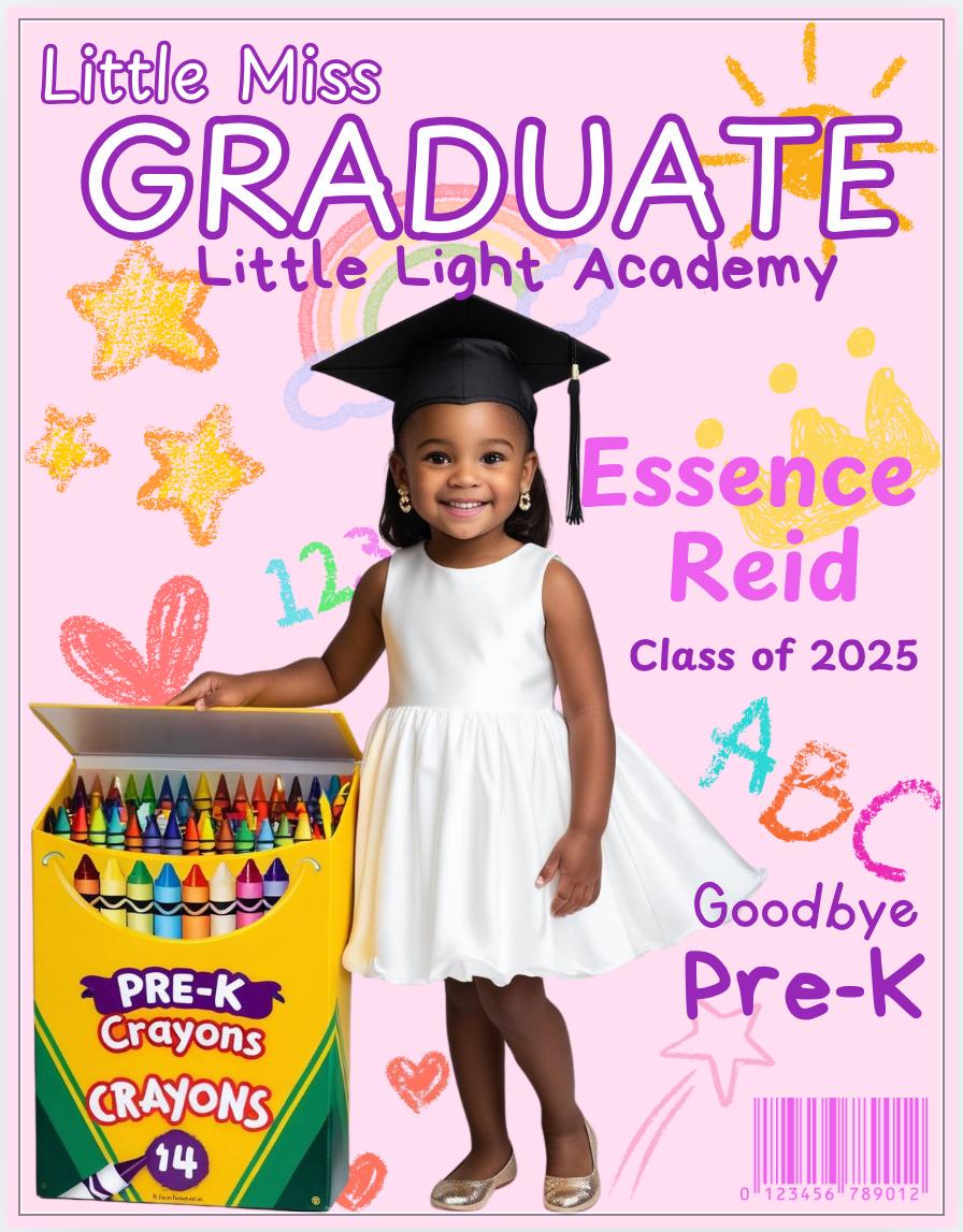 Customizable Pre-k/kindergarten Graduation Magazine Cover - Fully ...
