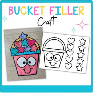 Kindness Bucket Filler Craft: SEL Activity, Positive Behavior Lesson ...