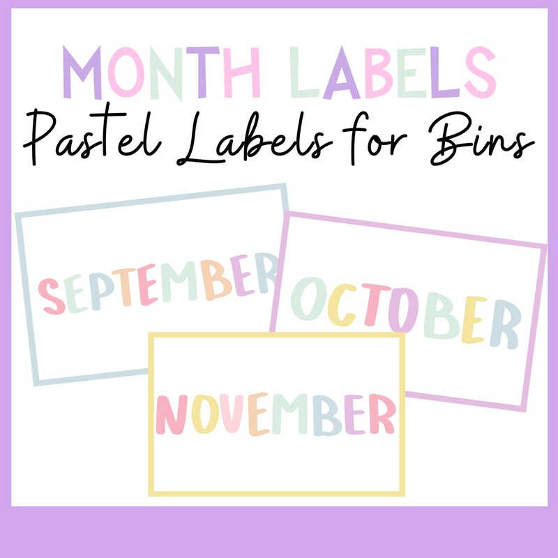 Cute Storage Bin Labels - Etsy