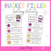 Bucket Filler Sorting Activity: Kindness & SEL (printable) - Etsy