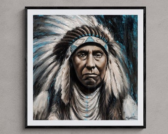 Chief Joseph Print - Etsy