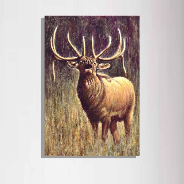 Elk Painting - Etsy