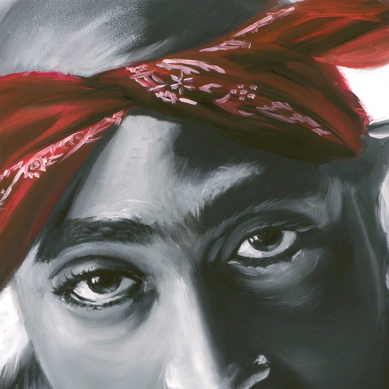 2pac Print on Canvas 2pac Painting Pop Art Music Artwork - Etsy UK