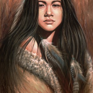 Print on Canvas, Southwestern Painting, Western Art, Indigenous Art ...