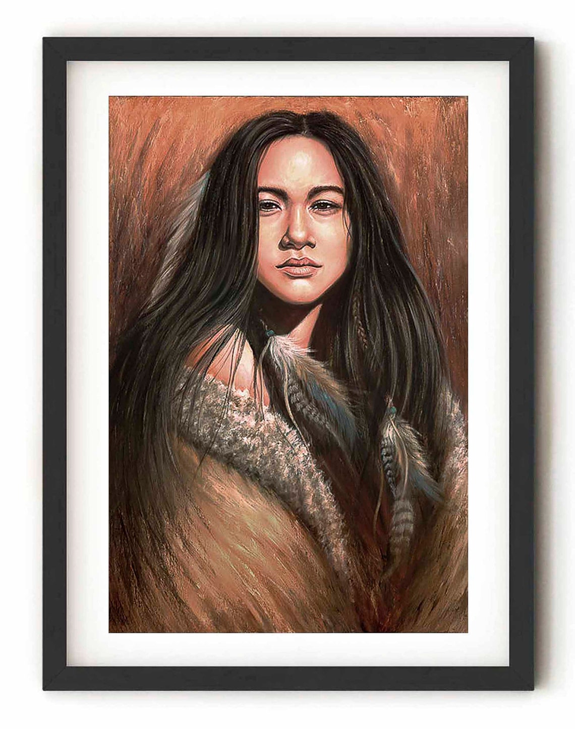 Print on Canvas Southwestern Painting Western Art - Etsy