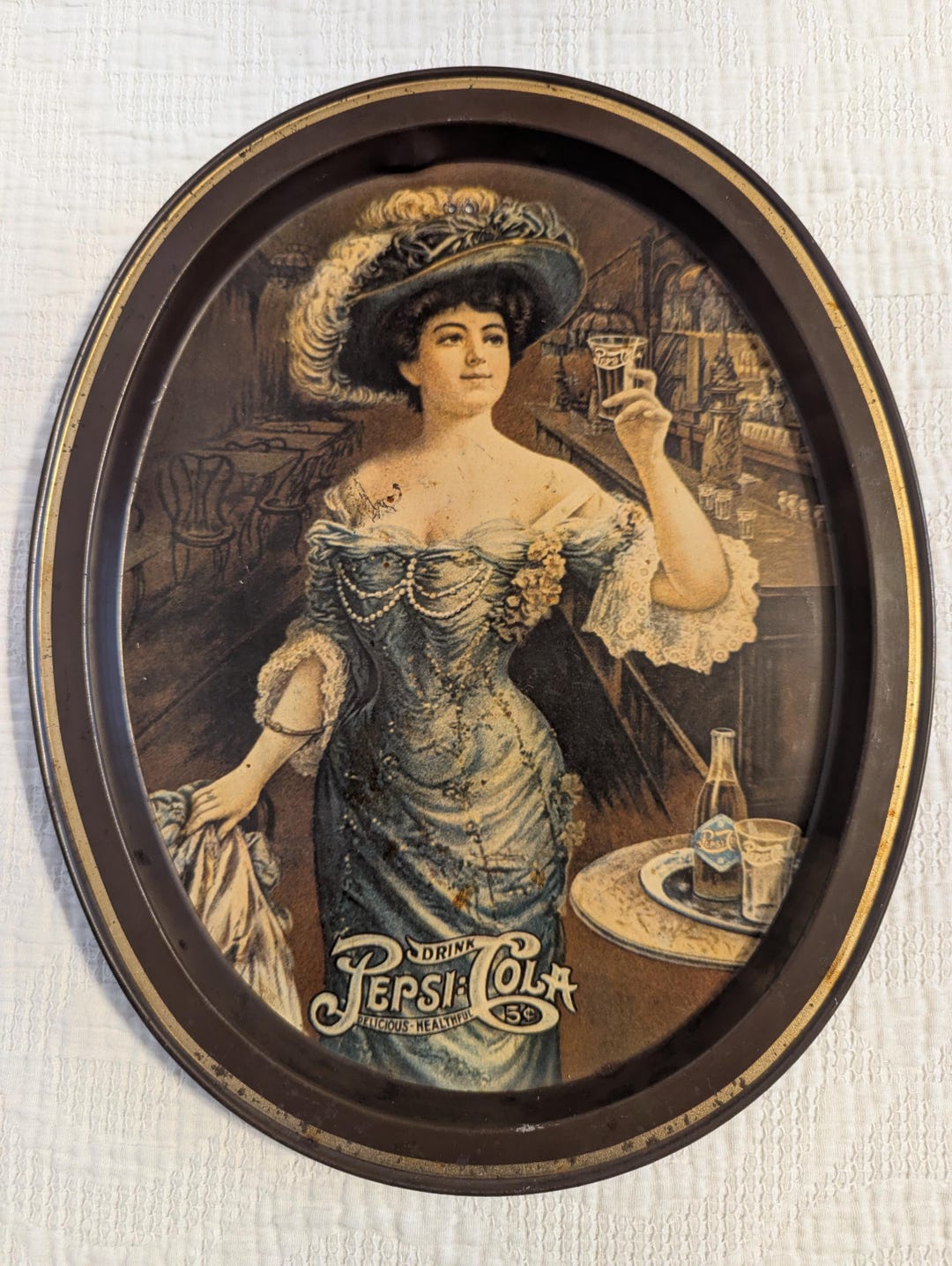 Vintage Pepsi-cola Serving Tray - Etsy