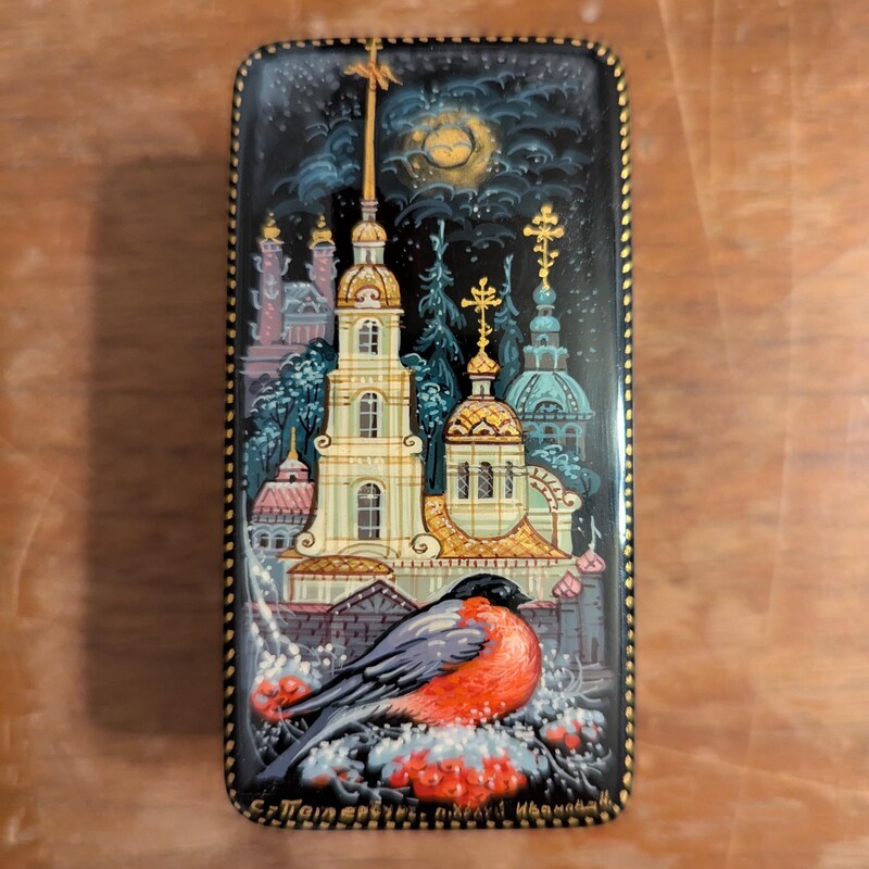 Russian Lacquer Box - Etsy