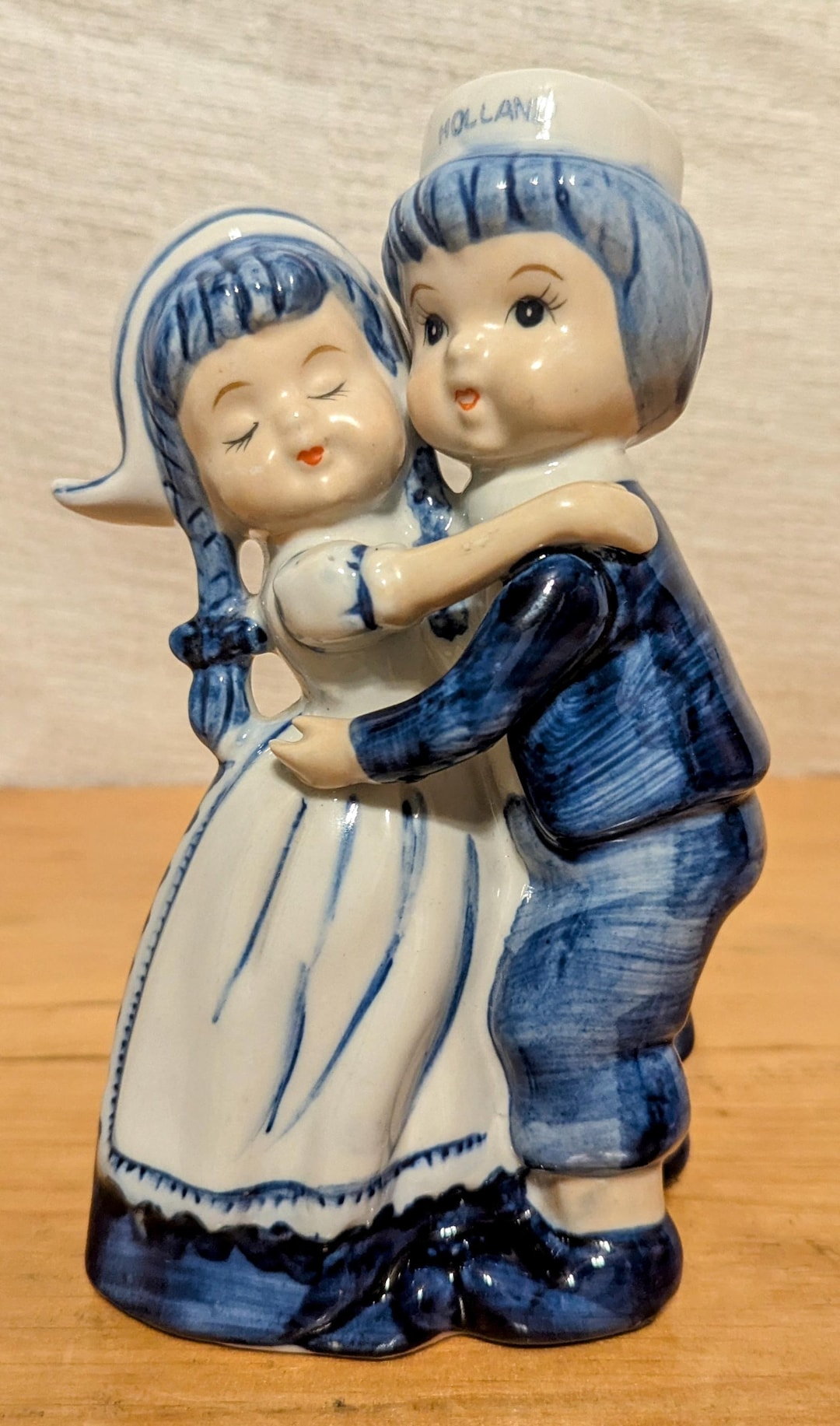 Vintage Hand Painted Dutch Blue and White Colour Figurine - Etsy