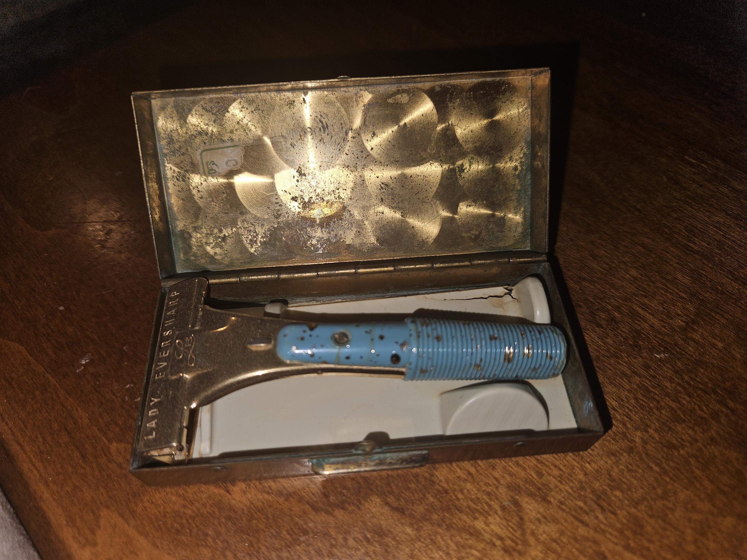 Vintage Lady Eversharp (schick) Razor, Blue and Gold - Etsy