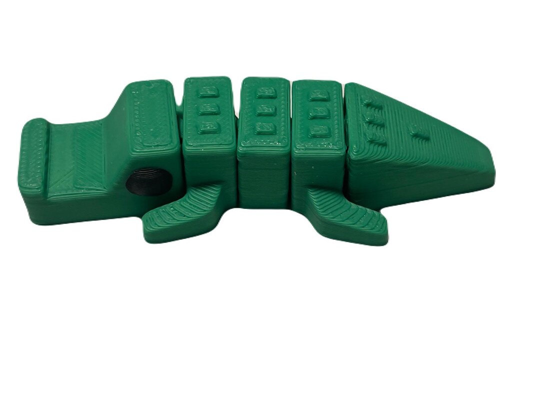 3D Printed Hand Painted Mini Alligator Fidget - Etsy