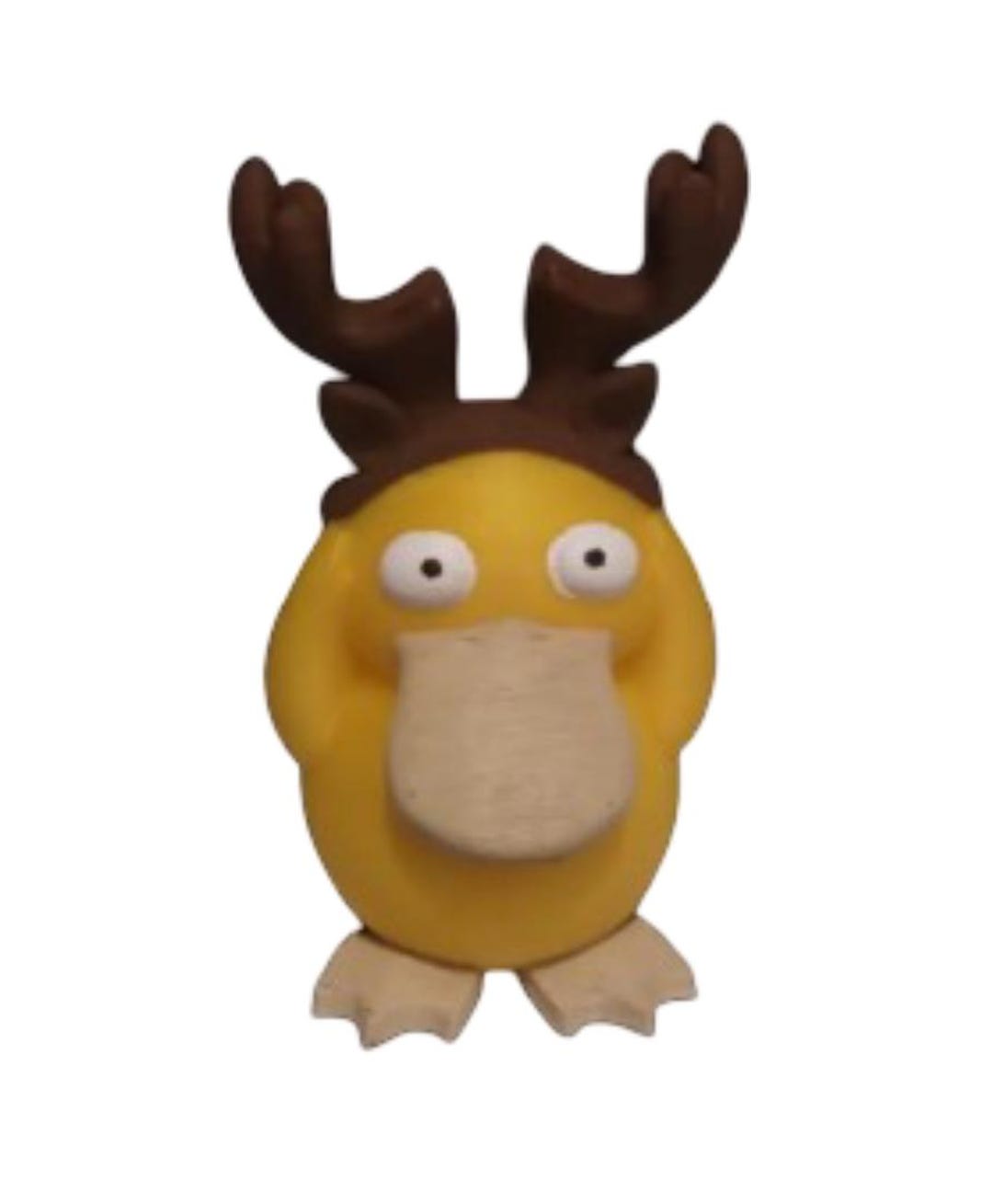 3d Printed Video Game Shocked Reindeer Psyduck - Etsy