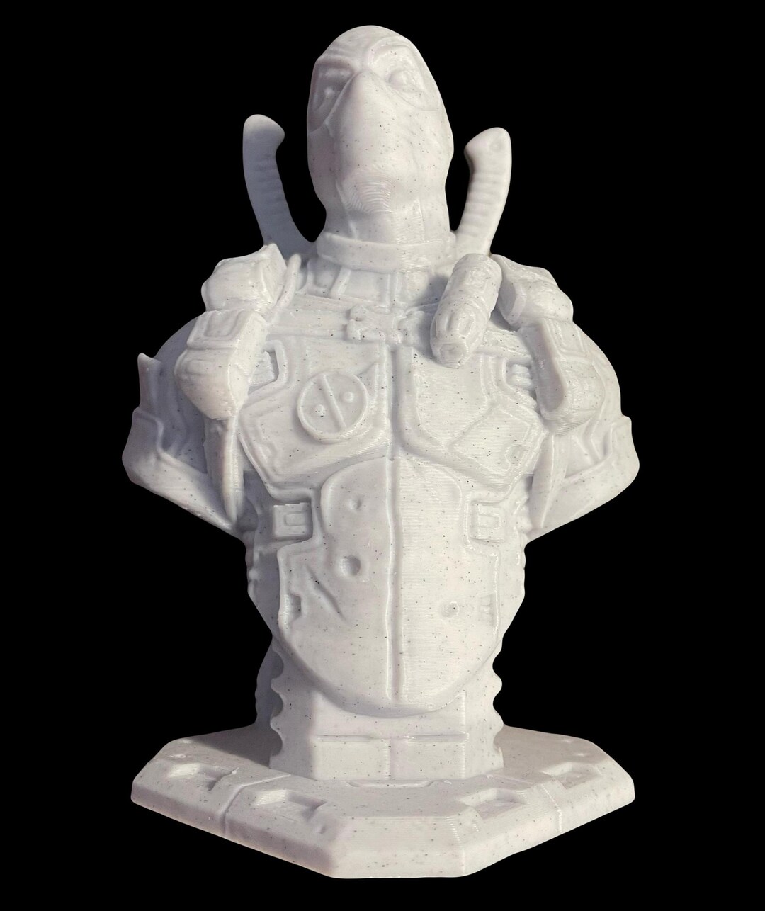 Red Marble Hero Statue Bust - Etsy
