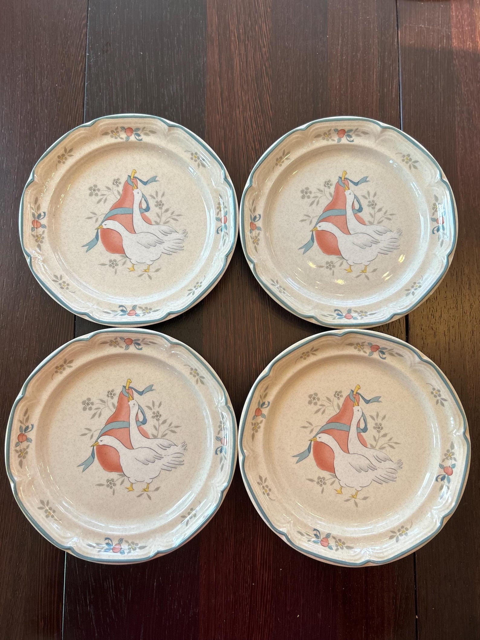 Vintage Marmalade Goose Appetizer Plate – Cottagecore Farmhouse ...