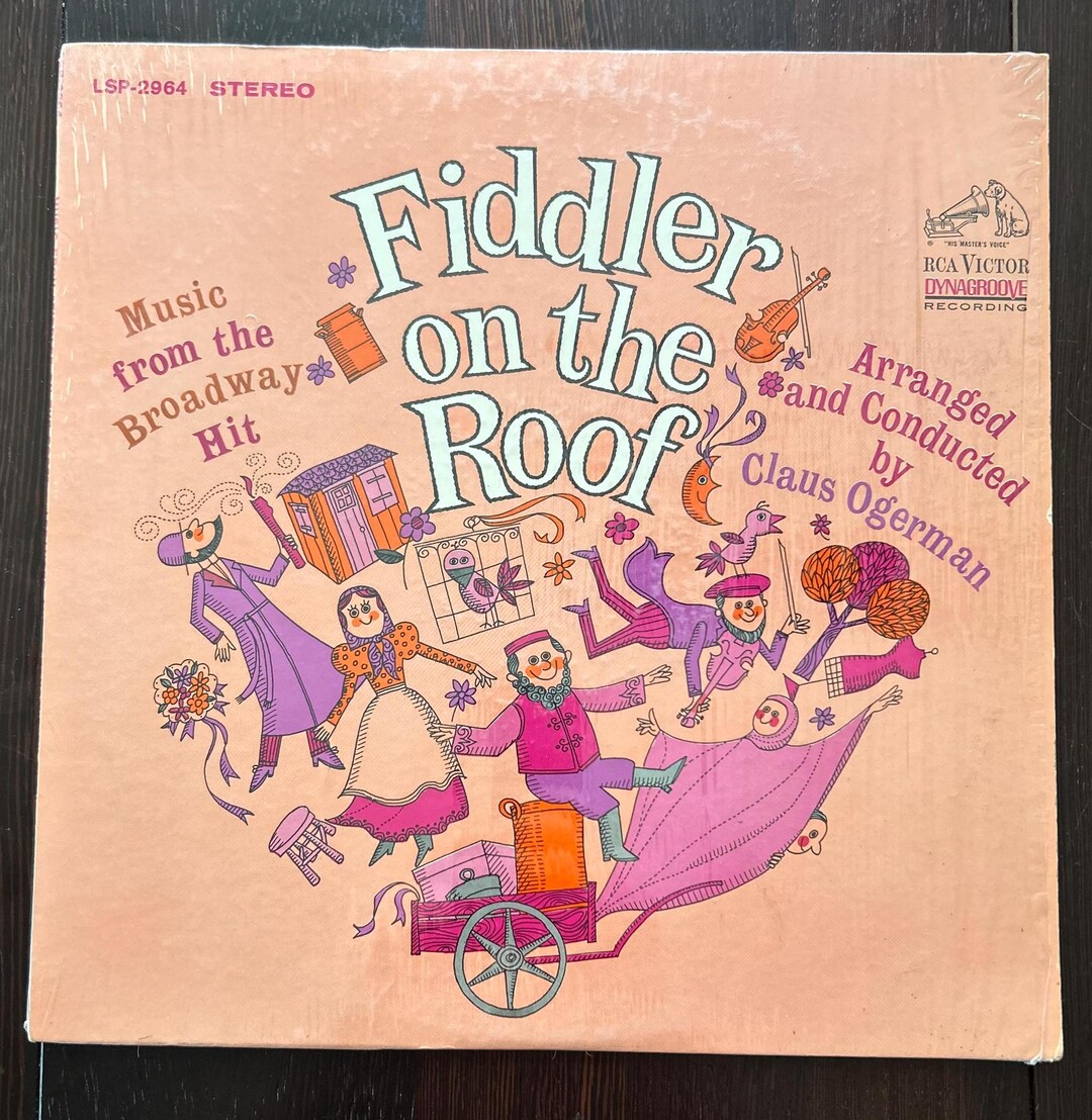 Vintage 1964 Fiddler on the Roof Instrumental Vinyl LP – RCA Victor ...