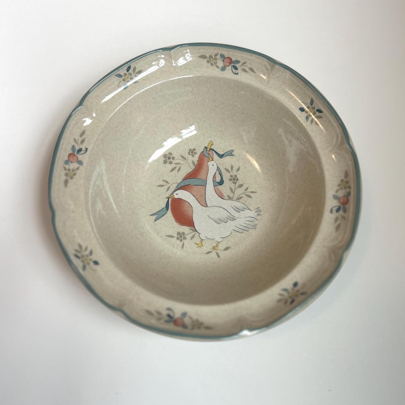 Country Geese Bowl - Etsy
