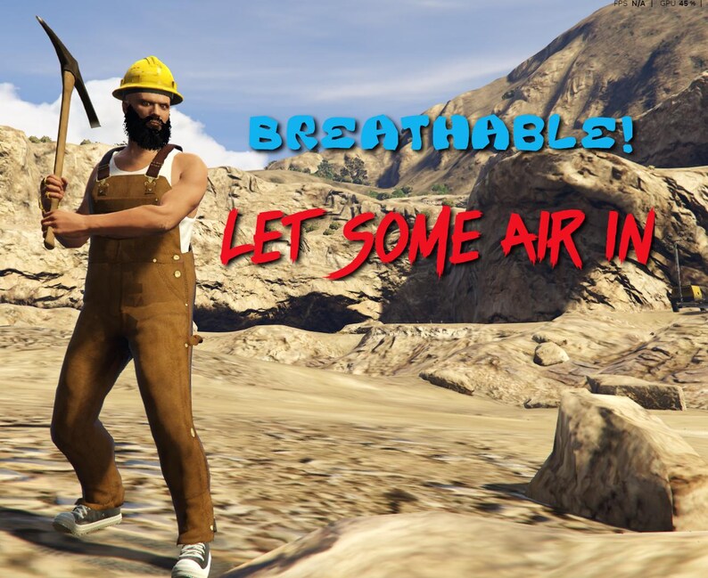 Outdoor Overalls for Males GTA5 Fivem - Etsy