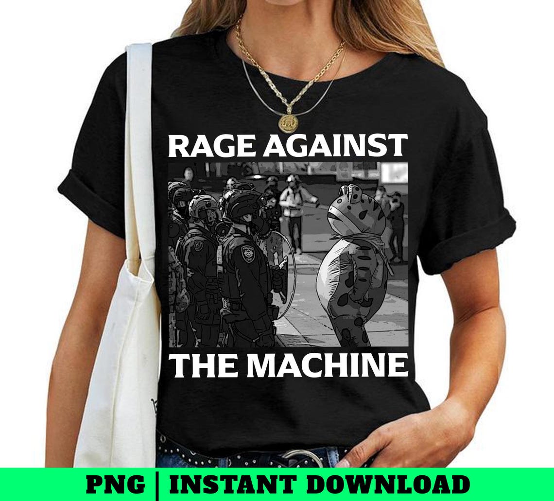 Portland Frog Protest Rage Against the Machine PNG, I Stand With Frog ...