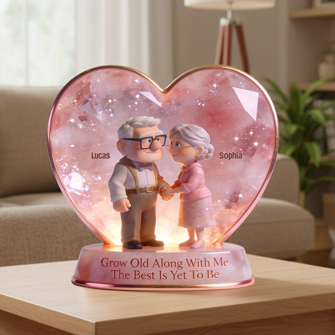 Carl and Ellie Shaped Acrylic Plaque, up Movie Love Sign, Disney Couple ...