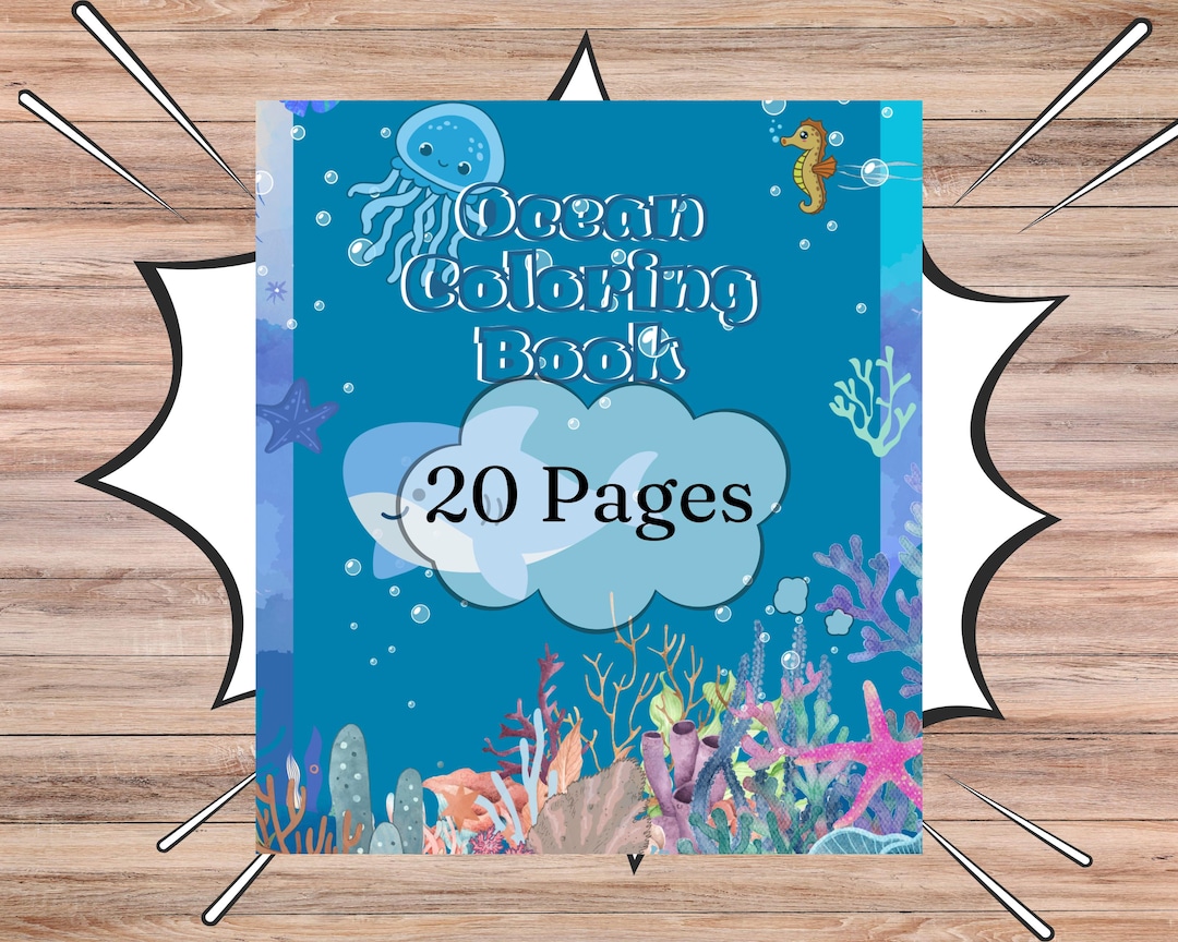 Dive Into Fun! Ocean Animals Coloring Book – an Underwater Adventure ...