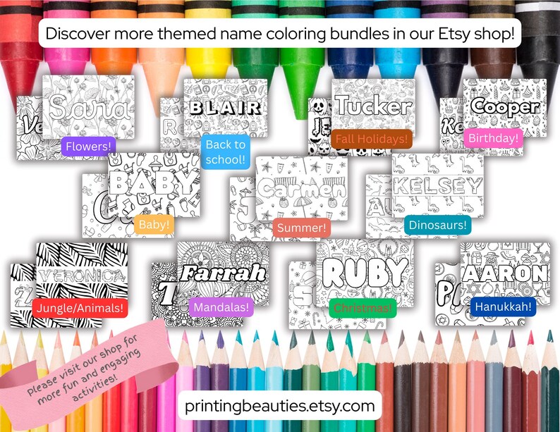 Custom Name Mandala Coloring Pages Printable Kids Activity - Etsy Canada