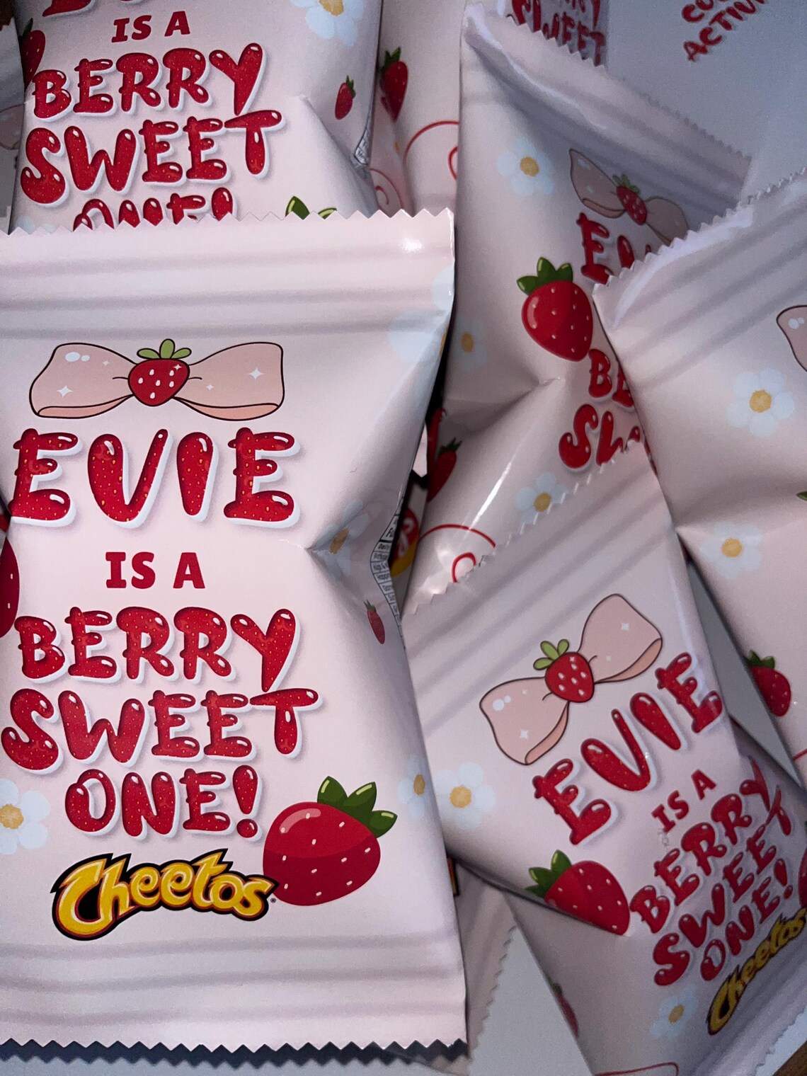 Berry Sweet One Chip Bag Party Favors-assembled & Filled - Etsy