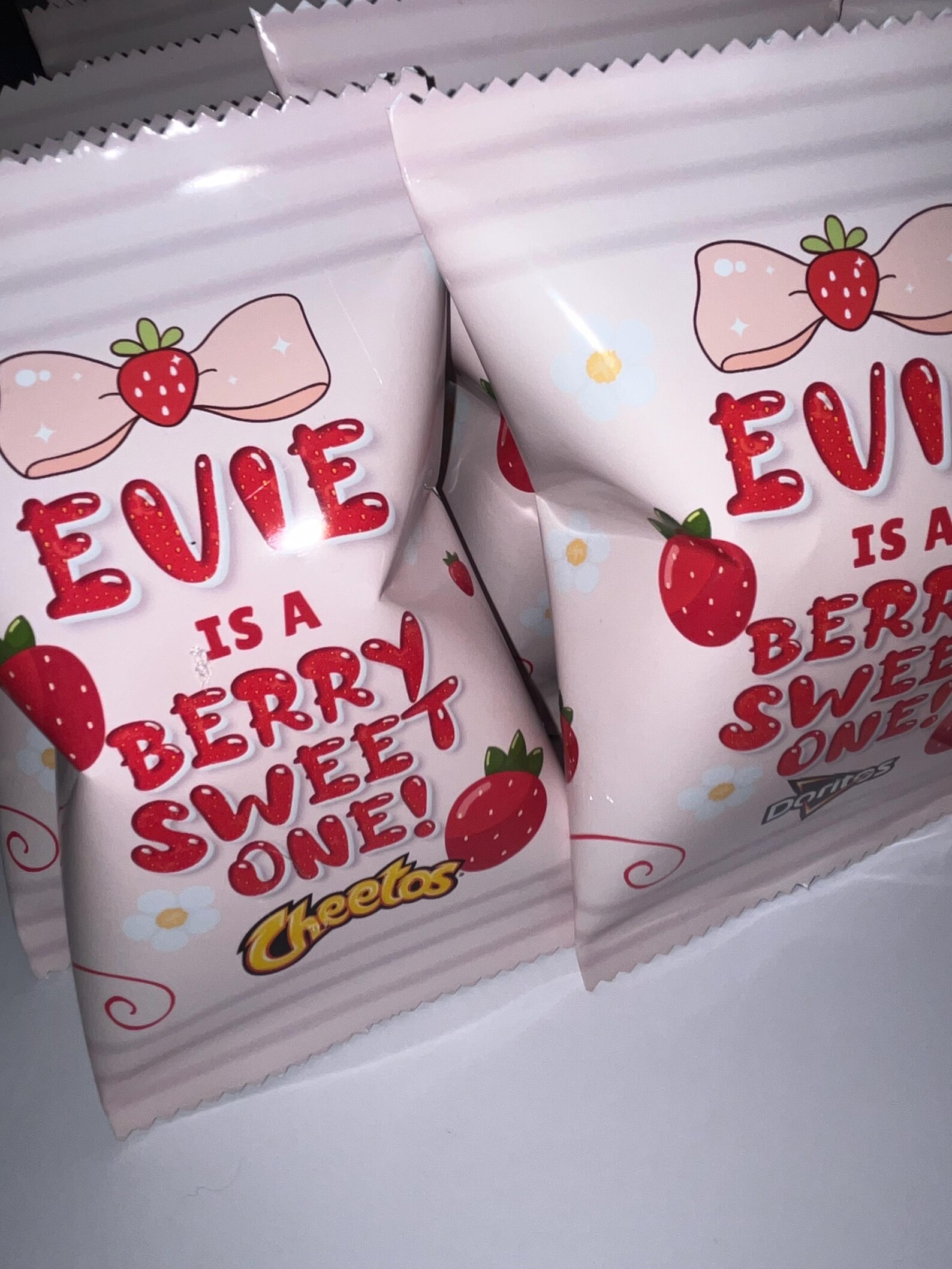 Berry Sweet One Chip Bag Party Favors-assembled & Filled - Etsy