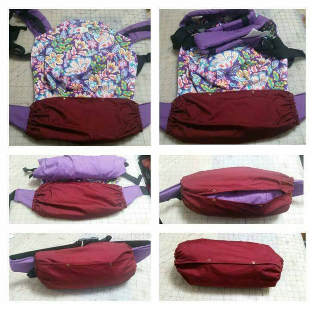 PDF Pattern: Ninja Roll Wrap & Snap Carrier Keeper Storage Bag Fits ...