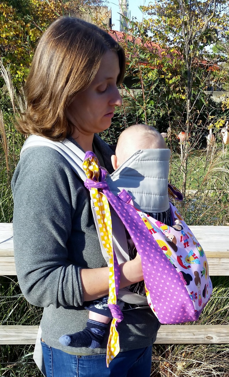 Infinity Tie Strap Tote Bag PDF Pattern: Adjustable Crossbody Purse ...