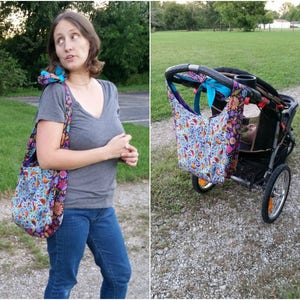 PDF Pattern: Infinity Tie Strap Tote Bag Large "mom Bag". Fits Adults ...