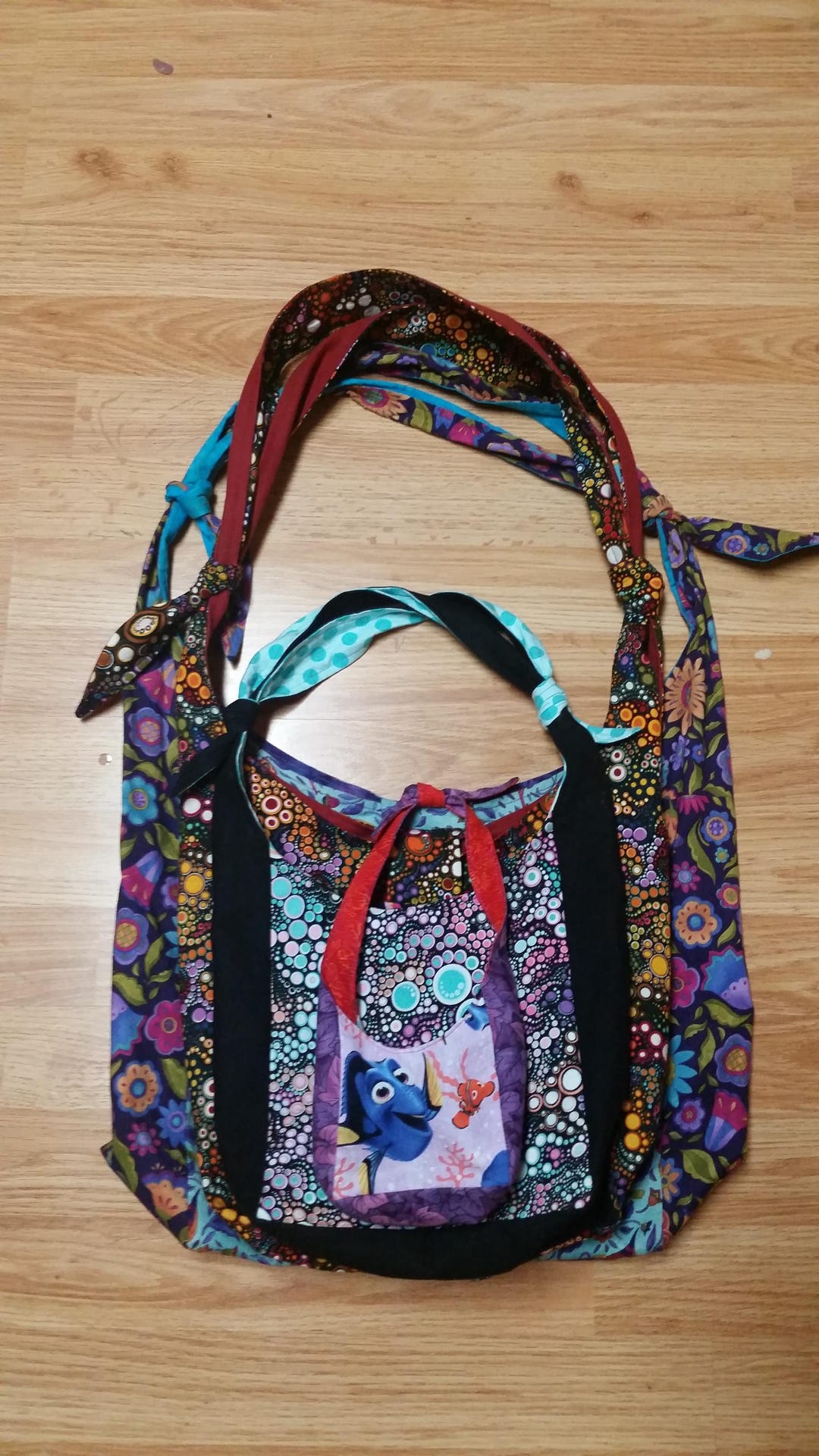 PDF Pattern: ALL SIZES Infinity Tie Strap Tote Bag Large, Medium, Small ...