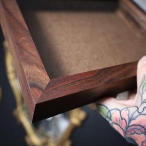 Walnut Shadow Box - Handmade - Etsy