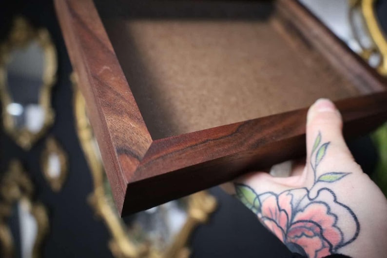 Walnut Shadow Box - Handmade - Etsy